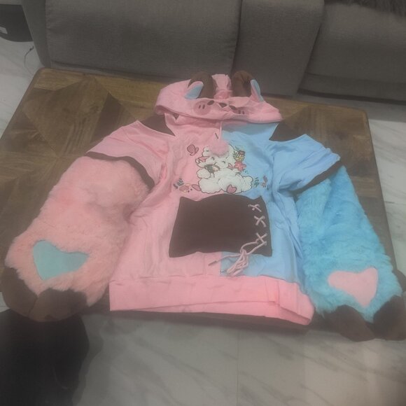 Hot Topic | Tops | Hot Topic Micotaku Sheep Paw Hoodie Collection Size ...